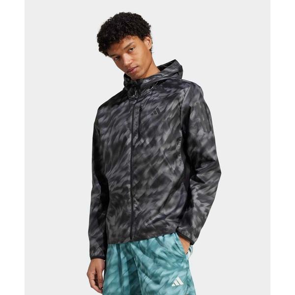 『タイムセール実施中』ZOZO問い合わせ番号:104136620ショップ:adidas，アディダスブランド:adidas，アディダス商品名:オウン ザ ラン総柄プリントジャケット / アディダス adidasカテゴリ:ジャケット/アウター&...
