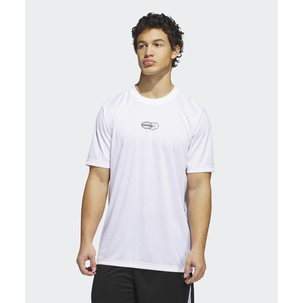 『セール実施中』ZOZO問い合わせ番号:104136686ショップ:adidas，アディダスブランド:adidas，アディダス商品名:Get Buckets グラフィック半袖Tシャツ / アディダス adidasカテゴリ:トップス>T...