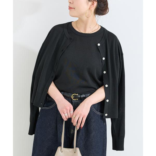 ZOZO問い合わせ番号:104136886ショップ:JOINT WORKS，ジョイントワークスブランド:B.C STOCK，ベーセーストック，Simplicite，サンプリシテ商品名:《2枚セット》手洗い可 / ニットアンサンブルカテゴリ:...