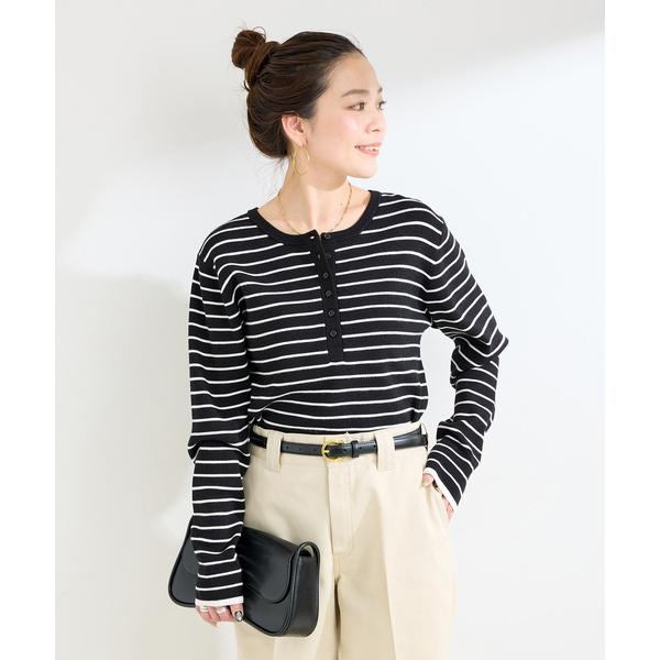 ZOZO問い合わせ番号:104136887ショップ:JOINT WORKS，ジョイントワークスブランド:B.C STOCK，ベーセーストック，Simplicite，サンプリシテ商品名:手洗い可 / ヘンリーネックニットカテゴリ:トップス&g...