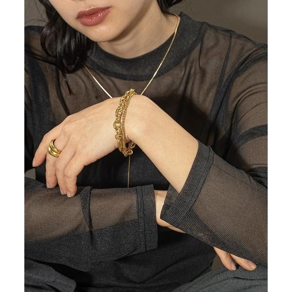 参考価格：2，900円発売時期：2024年02月コンディション：B（目立つ使用感なし）使用感が少ない、または気にならないアイテム表面：傷参考商品名：【金属アレルギー対応】2連 大小 チェーン サージカル ブレスレット デイリー オケージョン...