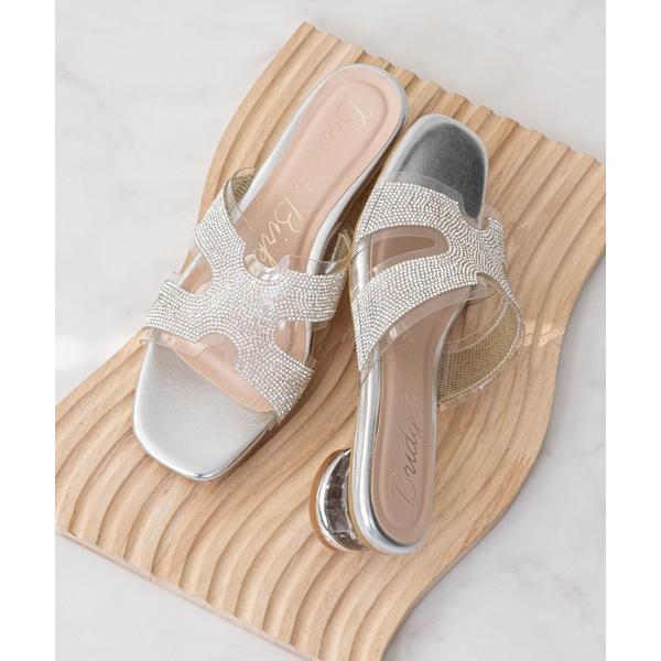 ZOZO問い合わせ番号:104172974ショップ:Bridget Birkin，ブリジットバーキンブランド:Bridget Birkin，ブリジットバーキン商品名:【Bridget Birkin】クリアビジューミュールサンダル(56231...