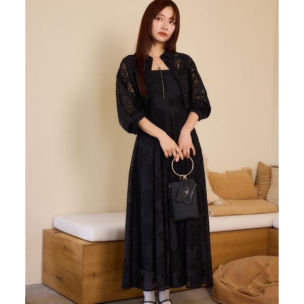 ZOZO問い合わせ番号:104173000ショップ:mysty woman，ミスティ ウーマンブランド:mysty woman，ミスティウーマン商品名:レースキャミワンピシャツSET 659251カテゴリ:ワンピース/ドレス>ワンピー...