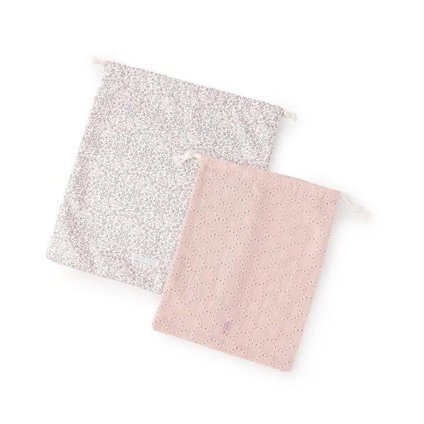 ZOZO問い合わせ番号:104173256ショップ:petit main，プティマインブランド:petit main，プティマイン商品名:GIRLS巾着2Pセットカテゴリ:財布/小物>その他小物ブランド品番:9661611素材:巾着大...