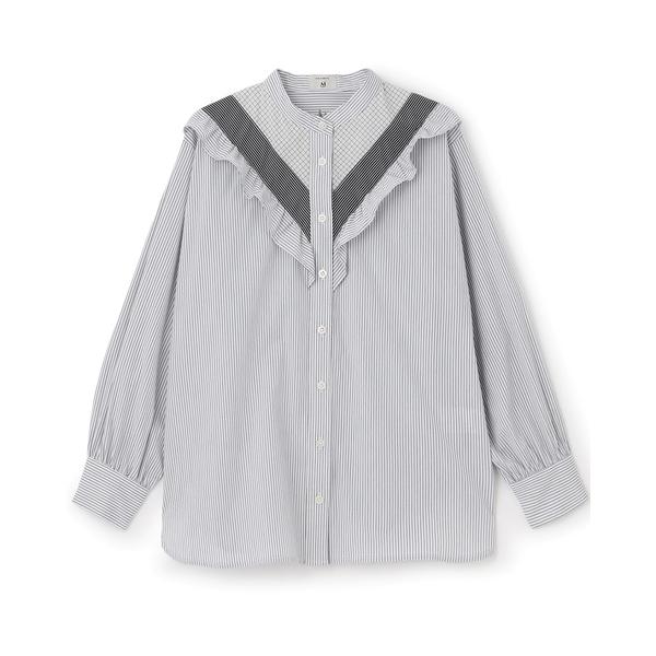 ZOZO問い合わせ番号:104173283ショップ:NARUMIYA ONLINE，ナルミヤ オンラインブランド:pom ponette junior，ポンポネットジュニア商品名:【AMI】クレイジースタンドカラーブラウスカテゴリ:トップス...