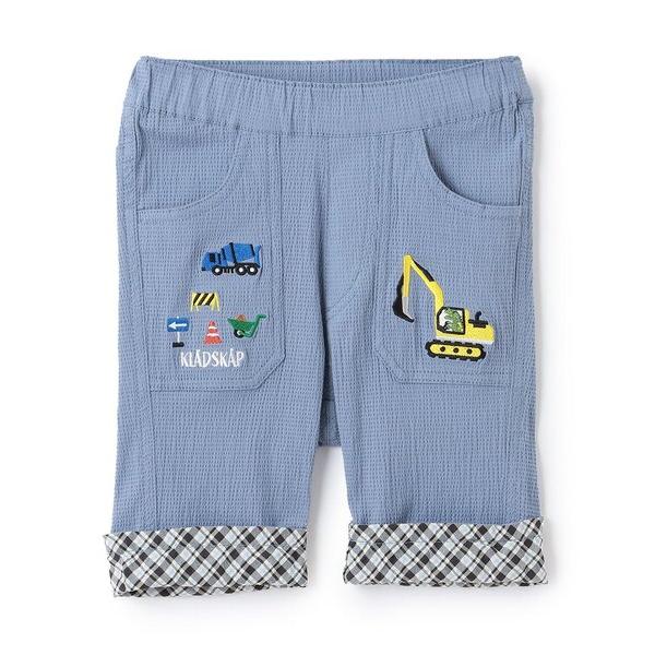 ZOZO問い合わせ番号:104173286ショップ:NARUMIYA ONLINE，ナルミヤ オンラインブランド:kladskap，クレードスコープ商品名:重機裾折り返し6分丈パンツカテゴリ:パンツ>その他パンツブランド品番:5361...