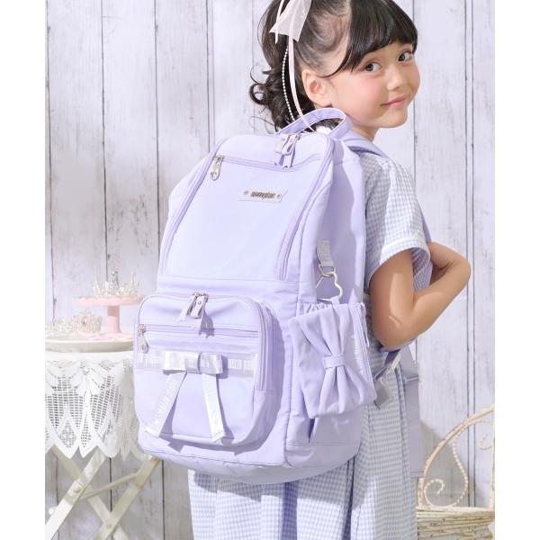 ZOZO問い合わせ番号:104173309ショップ:NARUMIYA ONLINE，ナルミヤ オンラインブランド:mezzo piano，メゾピアノ商品名:ポーチ付ロゴリボンリュック容量約24Lカテゴリ:バッグ>バックパック/リュック...