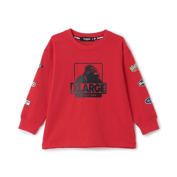ZOZO問い合わせ番号:104173325ショップ:X-girl Stages，エックスガール ステージスブランド:XLARGE KIDS，エクストララージキッズ商品名:袖ロゴワッペン風プリント OG 長袖Tシャツカテゴリ:トップス>...