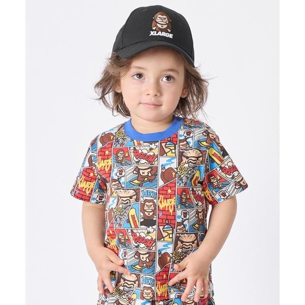 ZOZO問い合わせ番号:104173327ショップ:X-girl Stages，エックスガール ステージスブランド:XLARGE KIDS，エクストララージキッズ商品名:コミックファニーゴリラ 半袖Tシャツカテゴリ:トップス>Tシャツ...