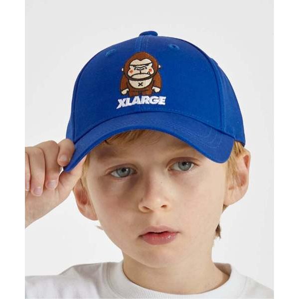 『セール実施中』ZOZO問い合わせ番号:104173338ショップ:X-girl Stages，エックスガール ステージスブランド:XLARGE KIDS，エクストララージキッズ商品名:ファニーゴリラ ツイルキャップカテゴリ:帽子>キ...