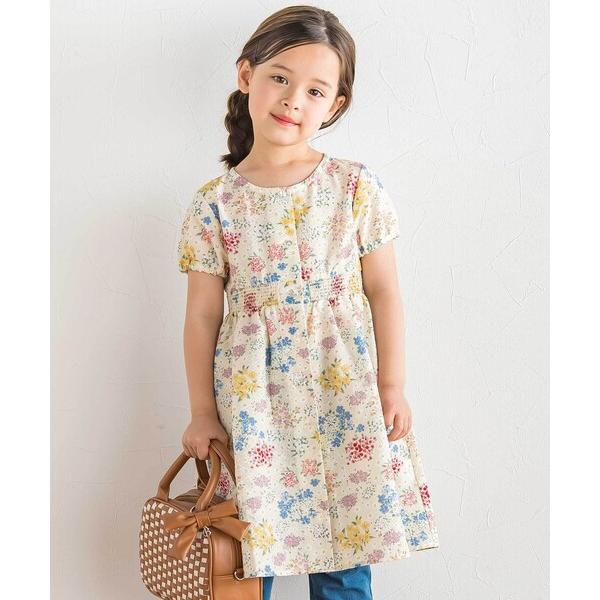『タイムセール実施中』ZOZO問い合わせ番号:104173457ショップ:BEBE ONLINE STORE，ベベ オンラインストアブランド:BeBe，ベベ商品名:【お揃い】リップルマルシェフラワーパフスリーブワンピースカテゴリ:ワンピース...