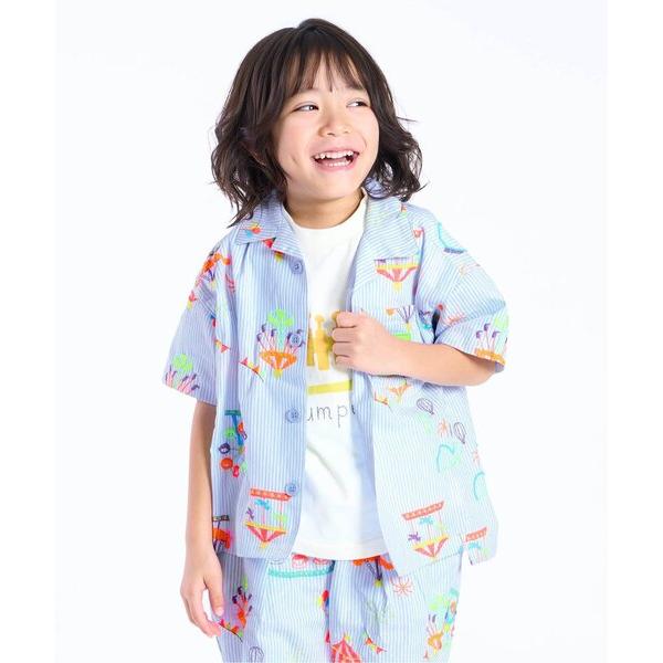 ZOZO問い合わせ番号:104173528ショップ:F.O.Online Store，エフオーオンラインストアブランド:BIT'Z，ビッツ商品名:遊園地刺繍シャツカテゴリ:トップス>シャツ/ブラウスブランド品番:B209016素材:先...