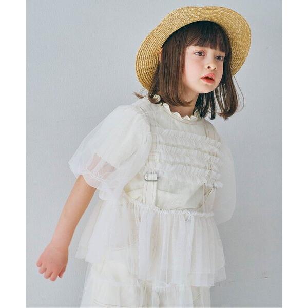 ZOZO問い合わせ番号:104173533ショップ:F.O.Online Store，エフオーオンラインストアブランド:p.premier，ピードットプルミエ商品名:チュールパフスリーブオーバートップスカテゴリ:トップス>その他トップ...