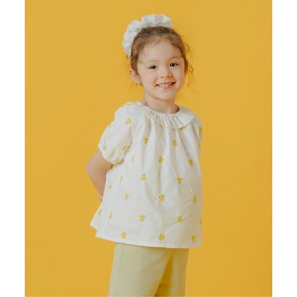 ZOZO問い合わせ番号:104173539ショップ:F.O.Online Store，エフオーオンラインストアブランド:Boribon，ボリボン商品名:ローズ・イエローフラワー総刺繍ブラウスカテゴリ:トップス>シャツ/ブラウスブランド...