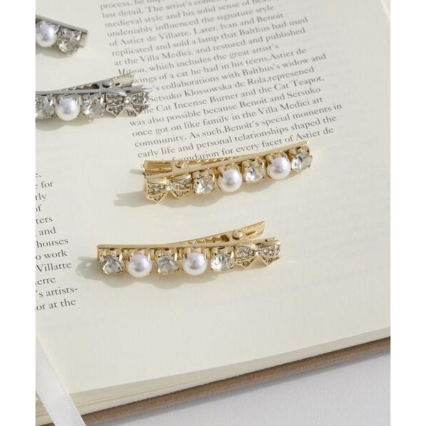 ZOZO問い合わせ番号:104173582ショップ:Maison de FLEUR，メゾン ド フルールブランド:Maison de FLEUR，メゾンドフルール商品名:2セットメタルリボンクリップカテゴリ:ヘアアクセサリー>バレッタ...