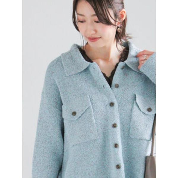 『タイムセール実施中』ZOZO問い合わせ番号:104173722ショップ:Te chichi，テチチブランド:Te chichi，テチチ商品名:メランジ衿ニットジャケットカテゴリ:トップス>カーディガン/ボレロブランド品番:26013...