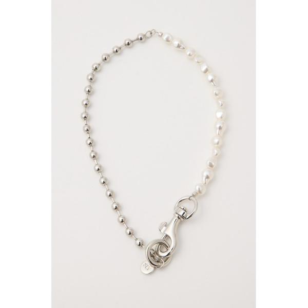 ZOZO問い合わせ番号:104174226ショップ:SLY，スライブランド:SLY，スライ商品名:CHUNKY ROCK F/PEARL CHOKER チャンキーロックフェイクパールチョーカーカテゴリ:アクセサリー>チョーカーブランド...