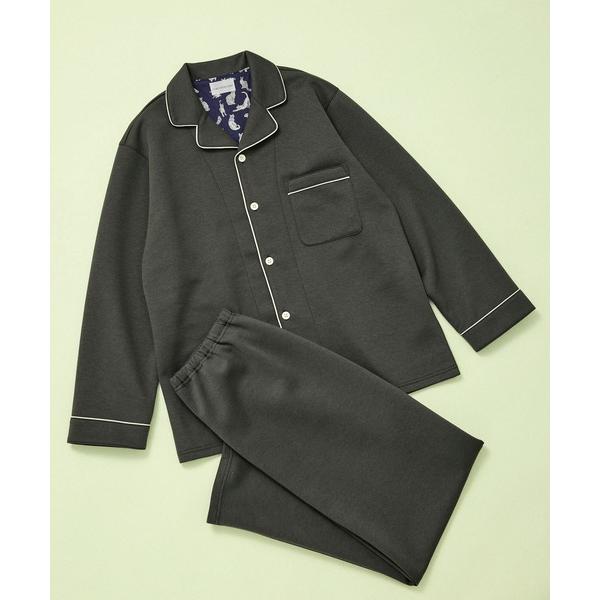 ZOZO問い合わせ番号:104174278ショップ:une nana cool，ウンナナクールブランド:une nana cool，ウンナナクール商品名:【綿混】ハイゲージダブルエアー メンズ長袖開襟 MADE WITH LIBERTY F...