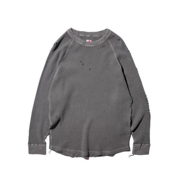 ZOZO問い合わせ番号:104174280ショップ:2A.M.，ツーエイエムブランド:2AM，ツーエイエム商品名:I LOVE LA / 3/4 SLEEVE WAFFLE TEEカテゴリ:トップス>Tシャツ/カットソーブランド品番:...