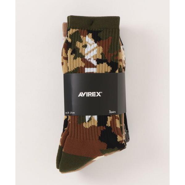 ※このアイテムは返品・交換対象外商品です。ZOZO問い合わせ番号:104174516ショップ:JUGLANS，ユグランスブランド:JUGLANS，ユグランス商品名:【AVIREX】AX Camouflage 3P Socks / カモフラー...