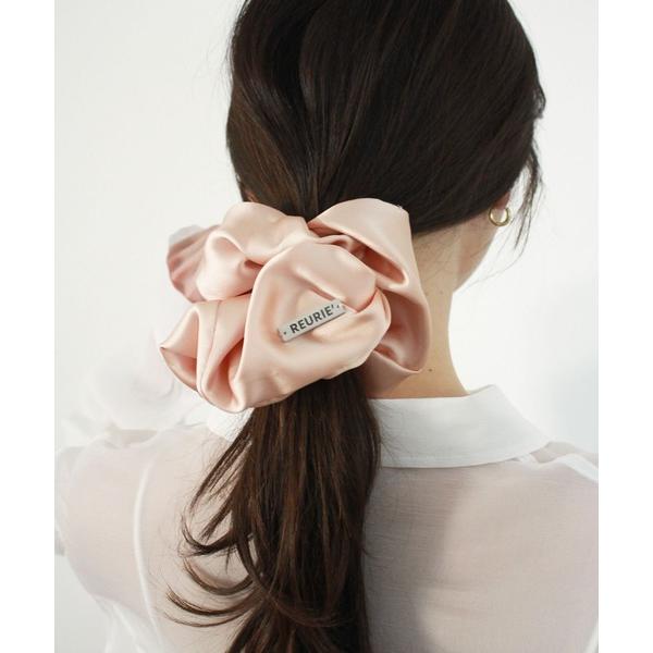 『タイムセール実施中』ZOZO問い合わせ番号:104174893ショップ:ISOOK，アイスーブランド:Reurie'，レウリィ，ISOOK，アイスー商品名:サテンシュシュ / 大きめ きれいめ シンプル シルバーパーツ チャーム付き　春　...