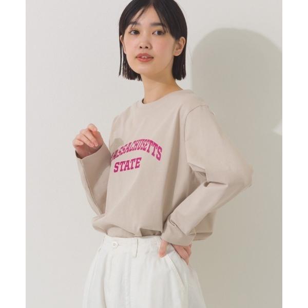 ZOZO問い合わせ番号:104175355ショップ:OMNES，オムネスブランド:OMNES，オムネス商品名:ロゴプリント長袖Tシャツ Massachusettsカテゴリ:トップス>Tシャツ/カットソーブランド品番:A450005OM...