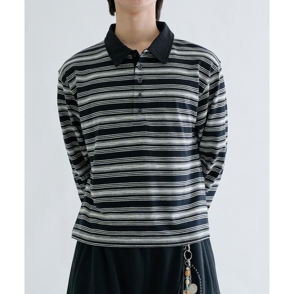 ZOZO問い合わせ番号:104175781ショップ:epnok，エプノックブランド:EPNK，イーピーエヌケー商品名:Multi border rugger shirts / マルチボーダーラガーシャツカテゴリ:トップス>Tシャツ/カ...