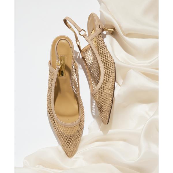 ZOZO問い合わせ番号:104175831ショップ:LE TALON，ルタロンブランド:GRISE，グリーズ，LE TALON，ルタロン商品名:《追加》GRISE5cmポインテッドメッシュスリングバックカテゴリ:シューズ>パンプスブラ...