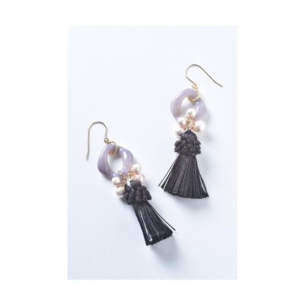 ※このアイテムは返品・交換対象外商品です。ZOZO問い合わせ番号:104176225ショップ:TONE，トーンブランド:tone，トーン商品名:【Astyle】コットンパール×タッセルステンレスピアス(MA)カテゴリ:アクセサリー>ピ...