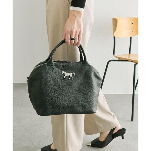 ZOZO問い合わせ番号:104176284ショップ:ear PAPILLONNER，イア パピヨネブランド:ear PAPILLONNER，イアパピヨネ商品名:《本革》ホースチャームボストンバッグカテゴリ:バッグ>ボストンバッグブラン...