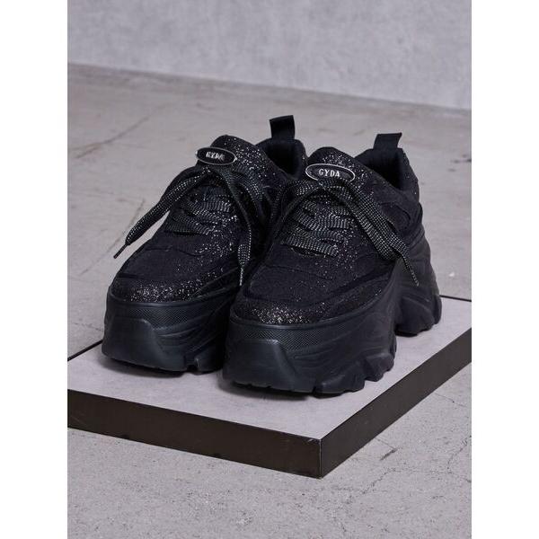 ZOZO問い合わせ番号:104176368ショップ:GYDA，ジェイダブランド:GYDA，ジェイダ商品名:GYDA SPARKLE PLATFORM厚底スニーカーカテゴリ:シューズ>スニーカーブランド品番:072621804401素材...
