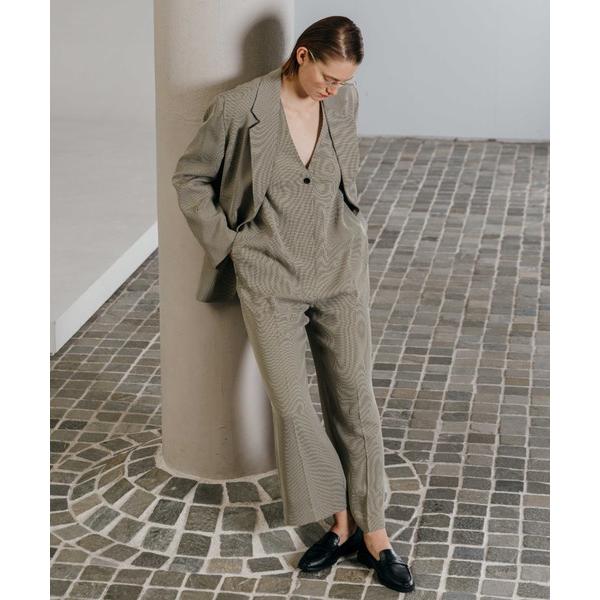 ZOZO問い合わせ番号:104177362ショップ:CREDONA，クレドナブランド:CREDONA，クレドナ商品名:CHECK JQ JUMP SUIT/チェックジャガードジャンプスーツカテゴリ:オールインワン・サロペット>つなぎ/...