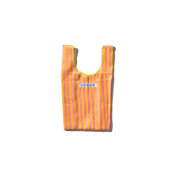 ZOZO問い合わせ番号:104177437ショップ:PUEBCO，プエブコブランド:PUEBCO，プエブコ商品名:SCHOOL TIE FABRIC SMALL BAG / PinkxYellowカテゴリ:バッグ>エコバッグ/サブバッ...