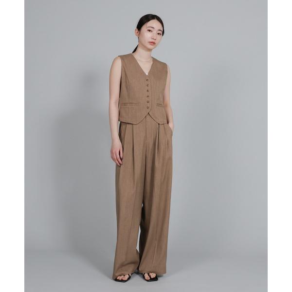 ZOZO問い合わせ番号:104177617ショップ:select MOCA，セレクトモカブランド:select MOCA Et，セレクトモカエト，select MOCA，セレクトモカ商品名:【Et】Mannish Vest and Tuck...