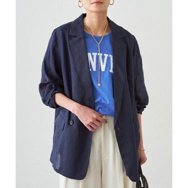 『タイムセール実施中』ZOZO問い合わせ番号:104177760ショップ:LOUNGEDRESS，ラウンジドレスブランド:LOUNGEDRESS，ラウンジドレス商品名:リネン100ジャケットカテゴリ:ジャケット/アウター>テーラードジ...