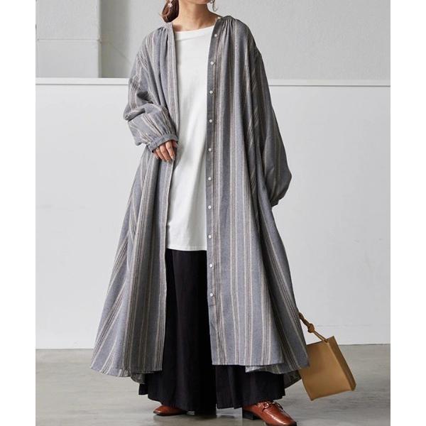 参考価格：5，790円発売時期：2022年12月コンディション：C（やや使用感あり）使用感があり、やや気になる傷や汚れがあるアイテム全体的：毛玉参考商品名：ストライプ柄テントラインギャザーワンピース参考品番：nok214024【商品に関する...