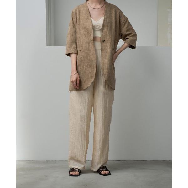 参考価格：7，920円発売時期：2022年06月コンディション：A（使用感なし）数回使用した程度で使用感が感じられないアイテム参考商品名：linen like jacket参考品番：0222020501【商品に関する注意事項】・こちらの商品...