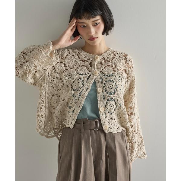 参考価格：3，960円発売時期：2024年04月コンディション：A（使用感なし）数回使用した程度で使用感が感じられないアイテム参考商品名：トーションレースカーディガン参考品番：TY24223A/TY24223B【商品に関する注意事項】・こち...