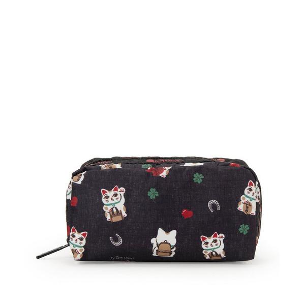 ZOZO問い合わせ番号:104212898ショップ:LeSportsac，レスポートサックブランド:LeSportsac，レスポートサック商品名:RECTANGULAR COSMETIC ラッキーパウズカテゴリ:財布/小物>ポーチブラ...