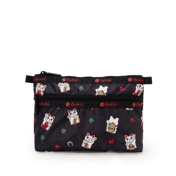 ZOZO問い合わせ番号:104212900ショップ:LeSportsac，レスポートサックブランド:LeSportsac，レスポートサック商品名:COSMETIC CLUTCH ラッキーパウズカテゴリ:財布/小物>ポーチブランド品番:...