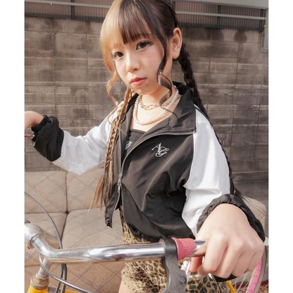 ZOZO問い合わせ番号:104213081ショップ:ANAP，アナップブランド:ANAP GiRL，アナップガール商品名:クロップド シャカブルゾンカテゴリ:ジャケット/アウター>ブルゾンブランド品番:915-7888素材:表地/ポリ...