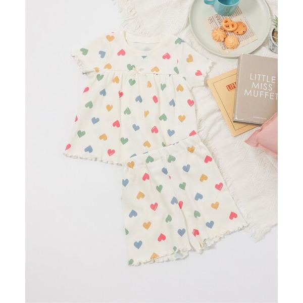 ZOZO問い合わせ番号:104213500ショップ:F.O.Online Store，エフオーオンラインストアブランド:apres les cours，アプレレクール商品名:ハート・サクランボ・レモン柄 半袖ワッフルパジャマカテゴリ:ルーム...