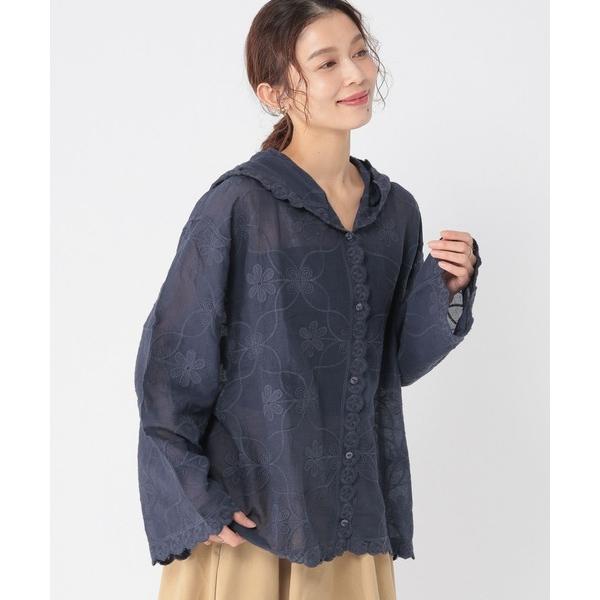 ZOZO問い合わせ番号:104213683ショップ:studio CLIP，スタディオクリップブランド:studio CLIP，スタディオクリップ商品名:レースフードシャツブルゾンカテゴリ:トップス>シャツ/ブラウスブランド品番:64...
