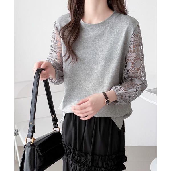 『タイムセール実施中』ZOZO問い合わせ番号:104213939ショップ:ABITOKYO，アビトーキョーブランド:ABITOKYO，アビトーキョー商品名:袖レース切替プルオーバーカテゴリ:トップス>Tシャツ/カットソーブランド品番:...