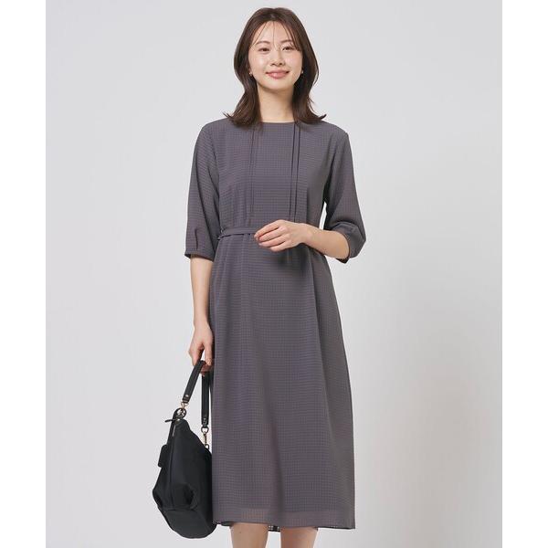 ZOZO問い合わせ番号:104214054ショップ:J.PRESS，ジェイプレスブランド:J.PRESS，ジェイプレス商品名:シアーブロックチェック ワンピースカテゴリ:ワンピース/ドレス>ドレスブランド品番:OPGJLM6455素材...