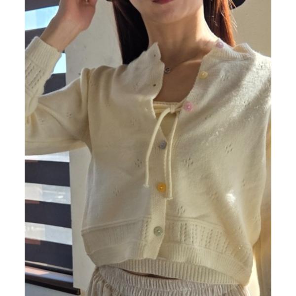 『タイムセール実施中』ZOZO問い合わせ番号:104214388ショップ:Auntie Rosa，アンティローザブランド:ｔｏｌｅｎｅ，トレネ商品名:大人可愛い ニットキャミ＋ニットカーデ セットアップカテゴリ:トップス>アンサンブル...