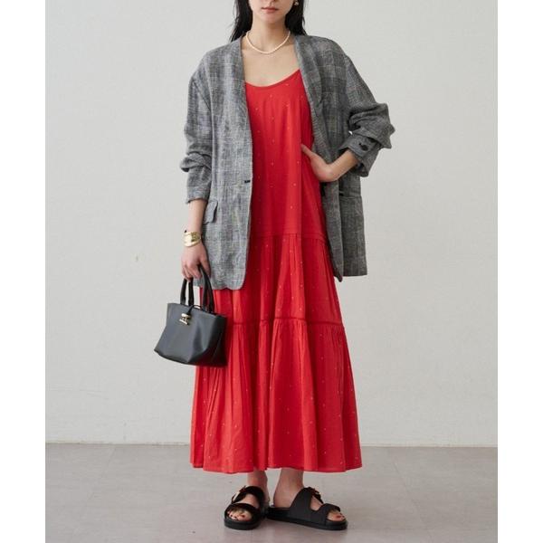 ZOZO問い合わせ番号:104214595ショップ:LOUNGEDRESS，ラウンジドレスブランド:LOUNGEDRESS，ラウンジドレス商品名:【INDIA】刺繍ティアードキャミワンピースカテゴリ:ワンピース/ドレス>ワンピースブラ...