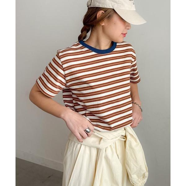 ZOZO問い合わせ番号:104214970ショップ:wears，ウェアーズブランド:PICHI，ピイチ商品名:ボーダーTeeカテゴリ:トップス>Tシャツ/カットソーブランド品番:PH438素材:綿100%カラー:ブラウン，ブルーサイズ...