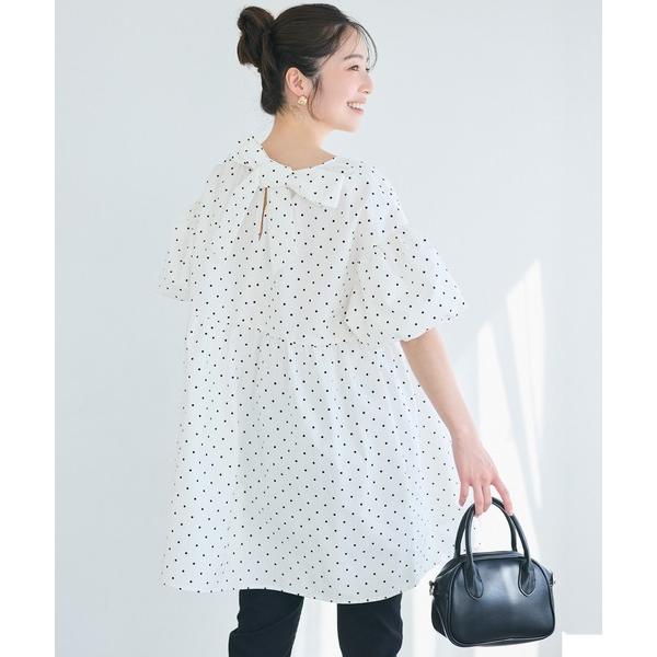 ZOZO問い合わせ番号:104215741ショップ:coca，コカブランド:coca（coca），コカ商品名:バックリボンチュニックカテゴリ:ワンピース/ドレス>チュニックブランド品番:26-250503001-13素材:本体：ポリエ...