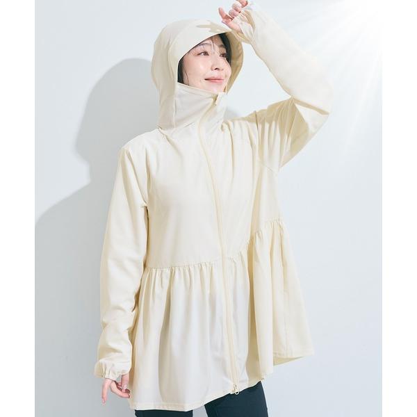 ZOZO問い合わせ番号:104215797ショップ:coca，コカブランド:coca（coca），コカ商品名:UVカットティアードパーカーカテゴリ:トップス>パーカーブランド品番:36-251026002-21素材:ポリエステル90%...